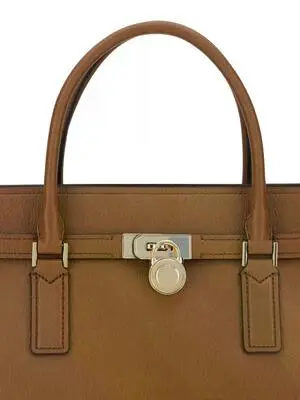 Michael Kors Tote Bag With Lock Accent