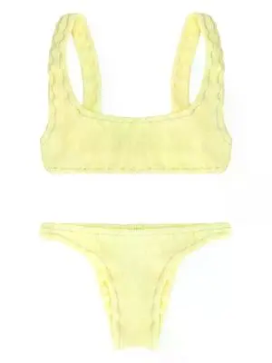 REINA OLGA Ginny Crinkled Bikini Top