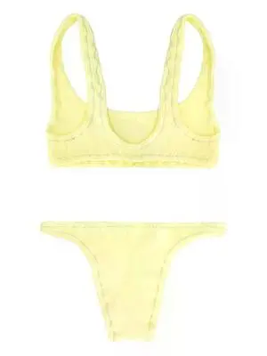 REINA OLGA Ginny Crinkled Bikini Top