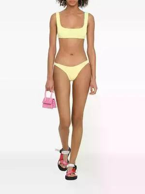 REINA OLGA Ginny Crinkled Bikini Top