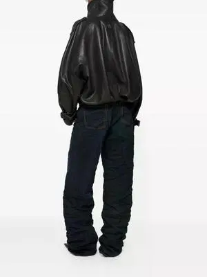 Acne Studios Leather Double-breasted Jacket