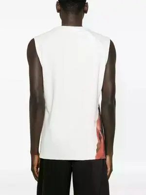 Y3 Abstract-print Sleeveless Top