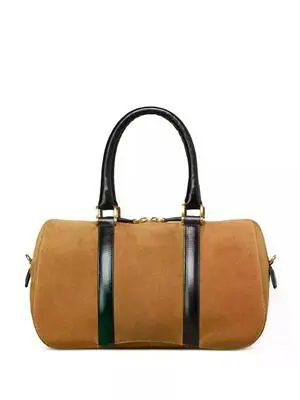 AMI Paris Boston Suede Tote Bag