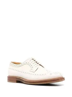 Brunello Cucinelli Perforated Leather Derby Shoes