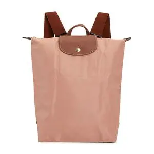 Longchamp Le Pliage Green M Backpack - Indianpink