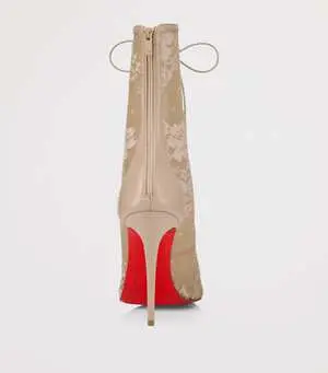 CHRISTIAN LOUBOUTIN Km Lace Ankle Boots
