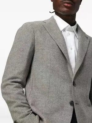 Tagliatore Herringbone Wool Blazer