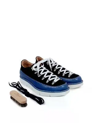 FRACAP Indian Lace-up Low-top Boots - Black