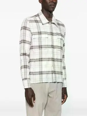 Eleventy Checked Chest-pocket Shirt