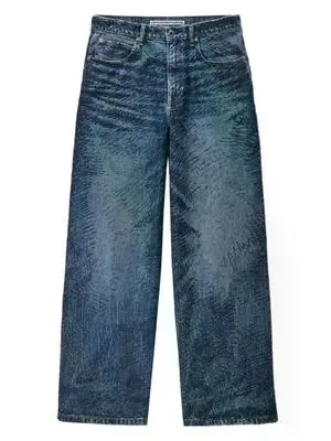 Alexander Wang Logo-patch Jeans