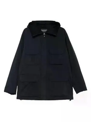 Emporio Armani Hooded Multi-pocket Coat
