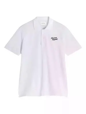 Maison Kitsune Embroidered Polos For Men