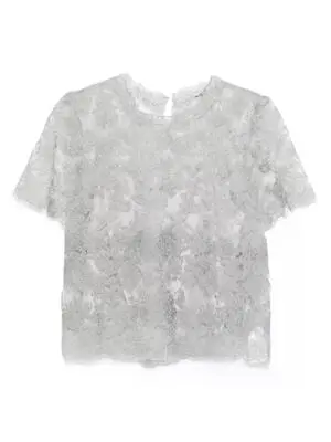 Ermanno Scervino Round Neck Blouses