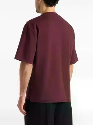 Manière De Voir Ts007 Relaxed Fit Cotton T-shirt - Red