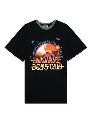 BILLIONAIRE BOYS CLUB Record-print T-shirt - Black