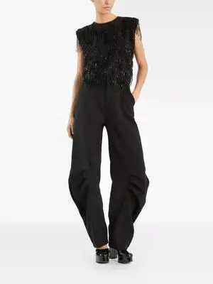 ROTATE BY BIRGER CHRISTENSEN Sequin Fringe Top