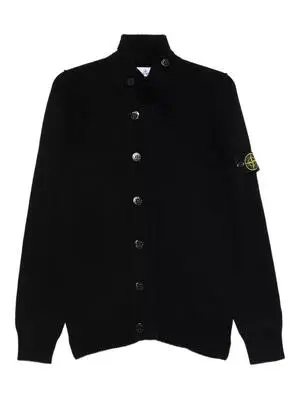 Stone Island High-neck Buttoned Cardigan