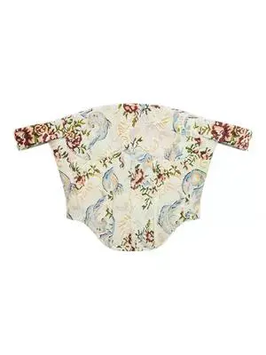 Manière De Voir Floral-jacquard Corset Top