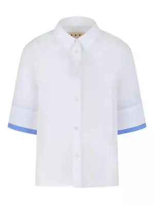 Marni Contrasting-cuffs Shirt