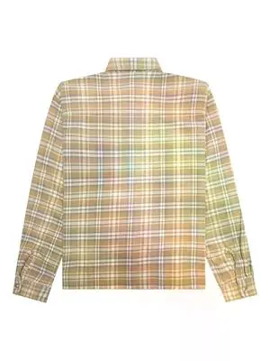 John Elliott Frayed Check-pattern Shirt