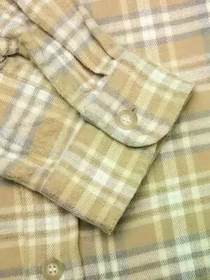 John Elliott Frayed Check-pattern Shirt