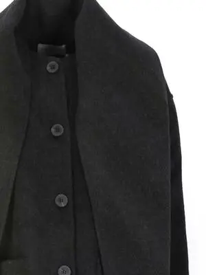 THE DYNAMIS STUDIO Button-fastening Wool Coat
