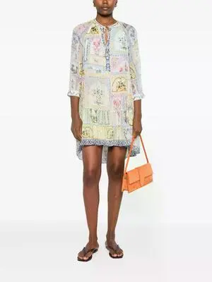 Camilla Floral-print Tiered Dress