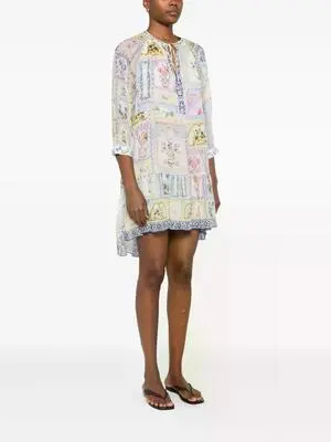 Camilla Floral-print Tiered Dress