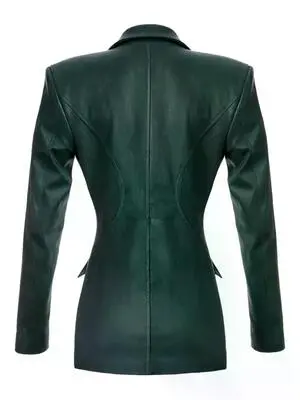 ALMAZ Framework Leather Blazer