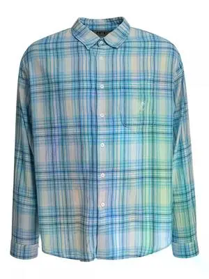 THISISNEVERTHAT Checked Embroidered Shirt