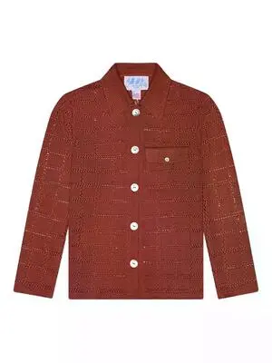 Calle Del Mar Grid-pattern Long-sleeve Shirt