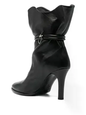 Isabel Marant Étoile Lolya Ankle Leather Boots - Black