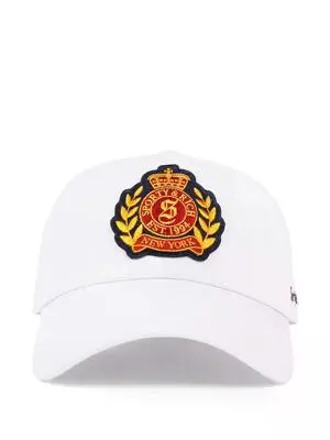 SPORTY & RICH Crest-patch Baseball Cap - White