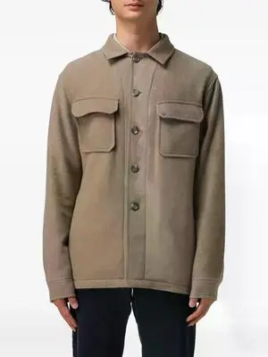 Tagliatore Buttoned Flap-pockets Shirt Jacket