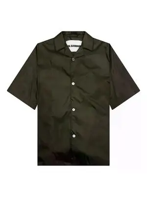 JIL SANDER Short-sleeve Button-up Shirt - Green