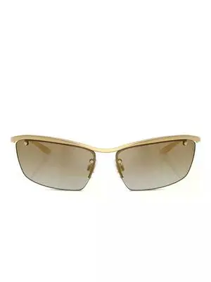 Dolce & Gabbana Shield-frame Sunglasses - Yellow