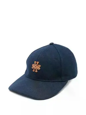 Jacob Cohen Logo Embellished Baseball Cap - Blue
