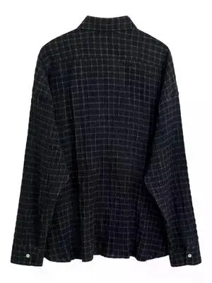 SUNFLOWER Long-sleeve Grid-pattern Shirt