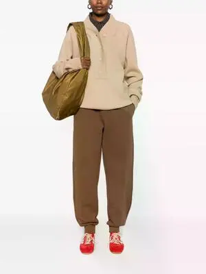 AMI Paris Elastic-waistband Track Pants - Neutrals