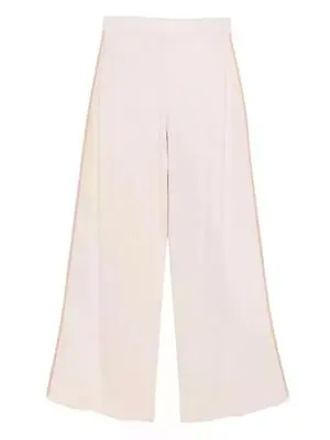 D.exterior Straight Hem Pants For Women