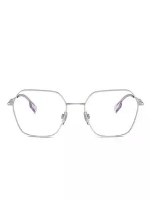 Burberry Geometric-frame Eyeglasses - Purple