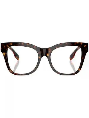 Burberry Tb-motif Square-frame Glasses - Brown