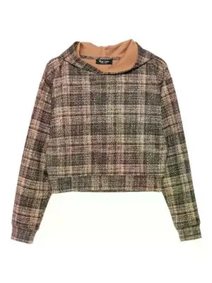 BLAKLACE Checked Hoodie