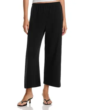 Women's Cropped Wide Leg Pants