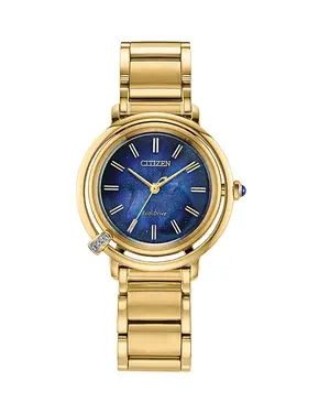 Citizen Eco-drive Classic Arcly Watch - Blue/gold