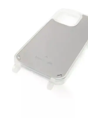 TOPOLOGIE Verdon Mirrored Phone Case - Grey