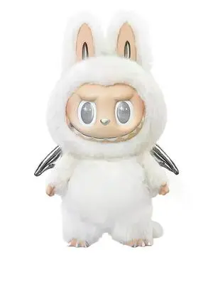 POP MART Labubu Zimomo Angel In Clouds + Tote Bag Collectible Figure - White