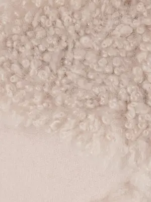 YVES SALOMON Shearling And Wool Scarf