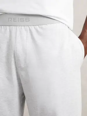 REISS Hugo Cotton Jersey Logo-waistband Joggers With Stretch