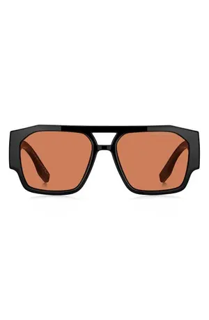 Marc Jacobs 55mm Navigator Sunglasses - Black Orange/orange